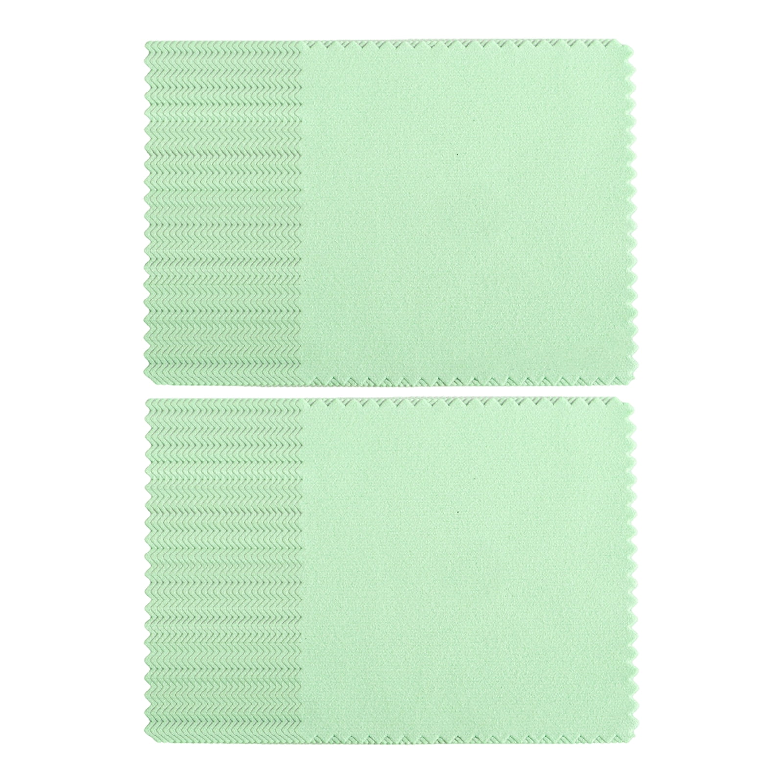 50PCS Practical Jewelry Cleaning Fabric Polishing Cloth 17 Color Option ...