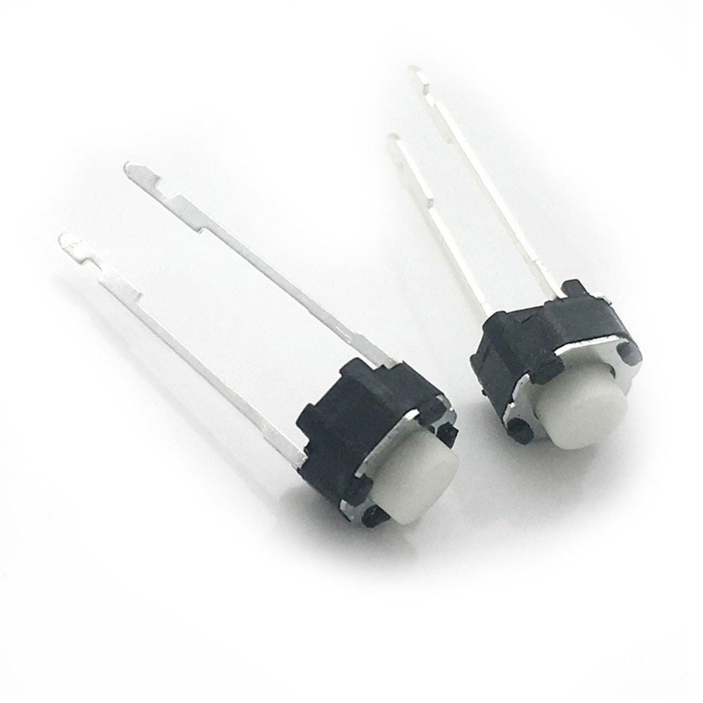 50PCS Professional Vertical Push Button 2 Pin Tactile Micro Switch Self ...