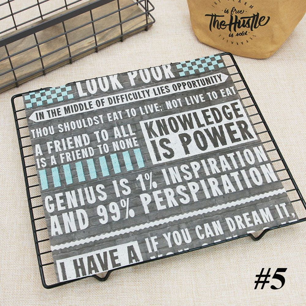 50PCS Sandwich Waterproof Baking Grease-proof Bread Oil-paper Wrappers ...