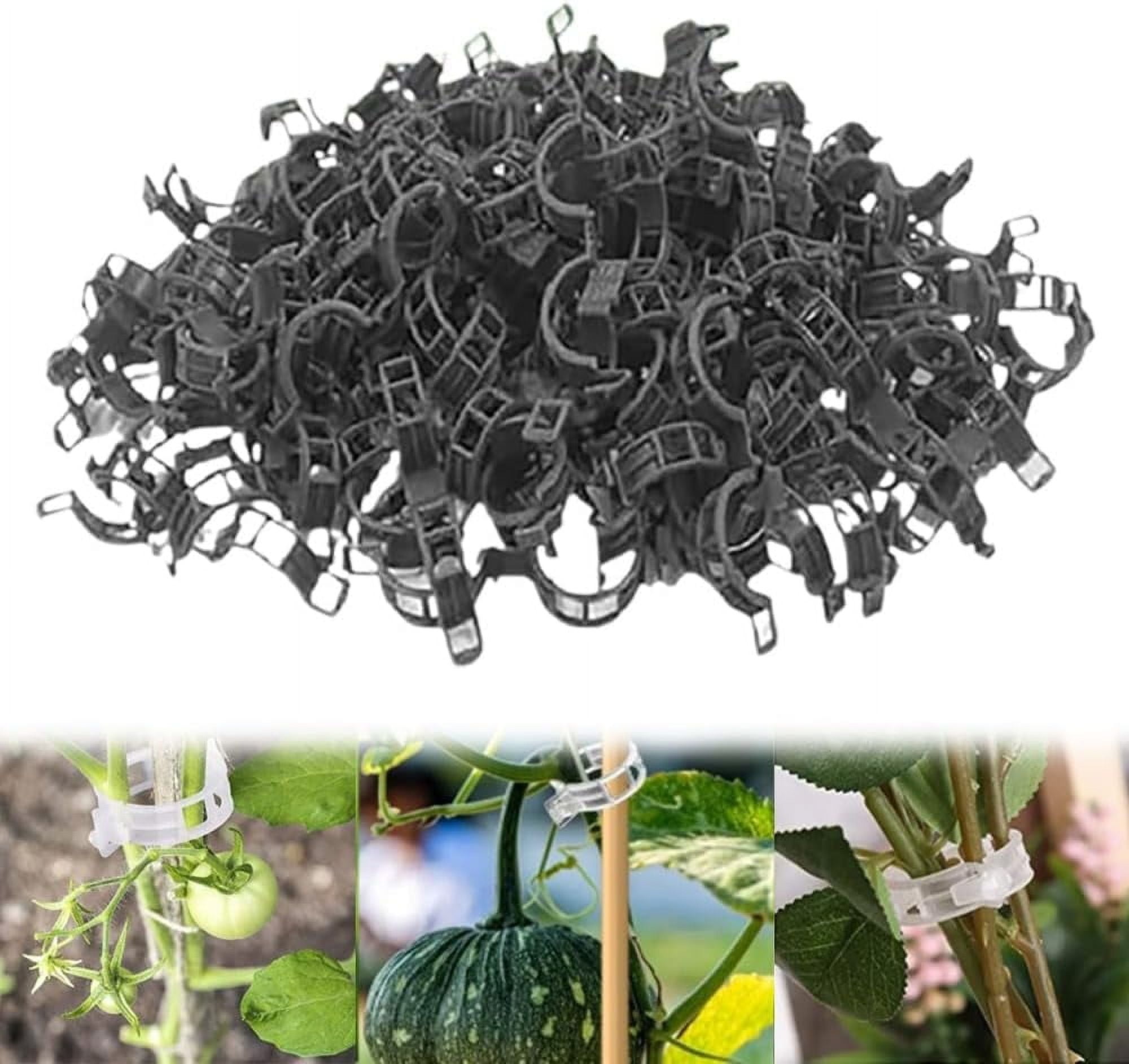 50PCS Secured Plastic Plant Clip, 2025 Upgraded Plant Support Clips for ...