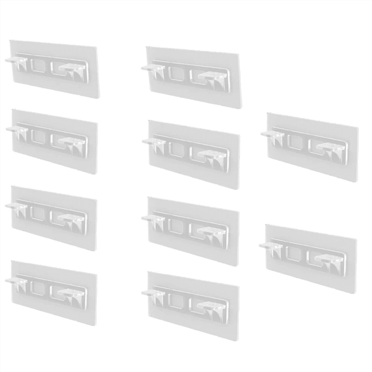 50PCS Shelf Support Adhesive Pegs Closet Partition Bracket for Kitchen ...