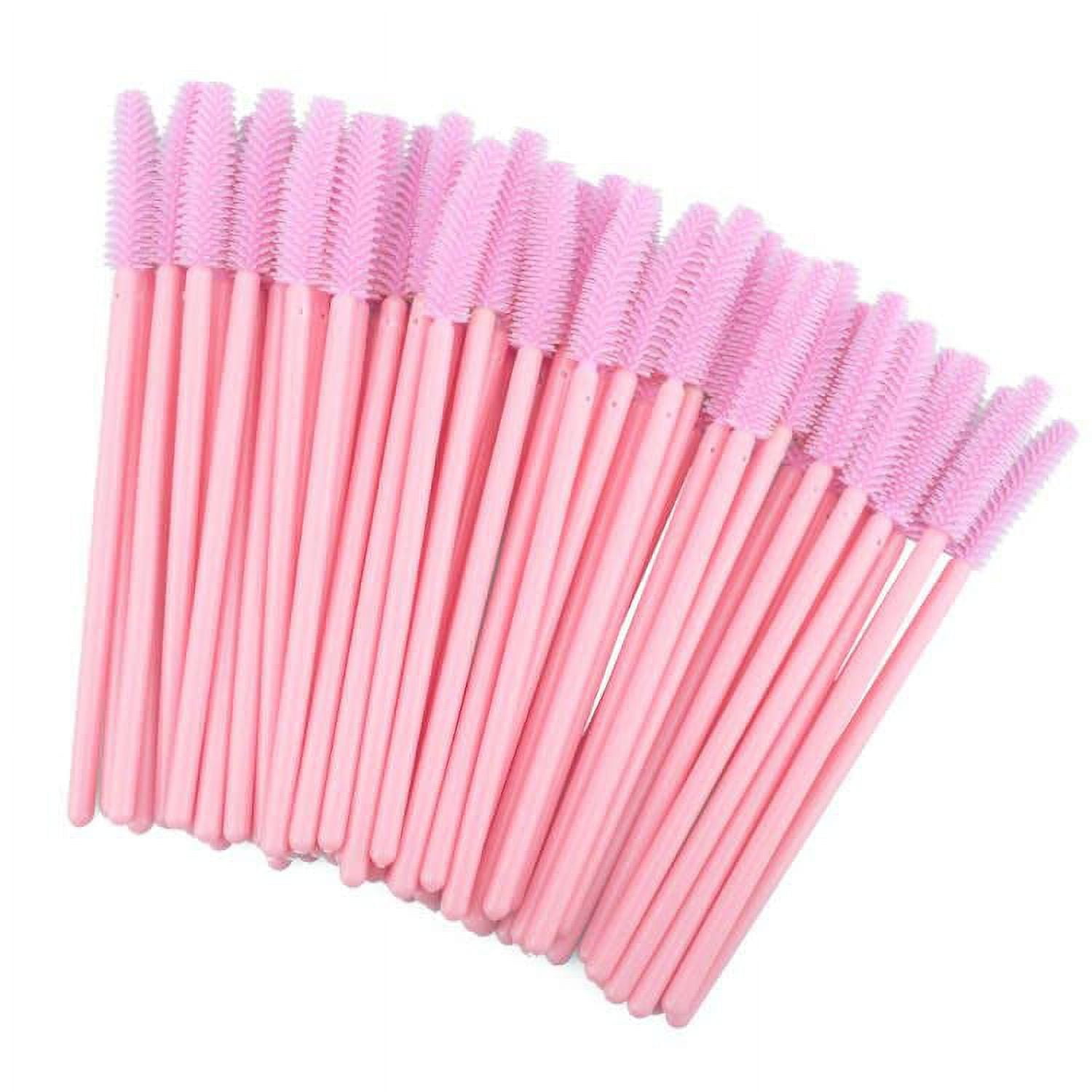 50PCS Silicone Disposable Mascara Wand, Tower-shape Silicone Spoolie ...