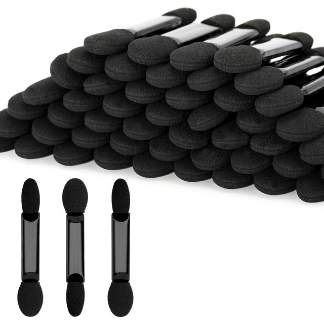 50PCS Sponge Eyeshadow Applicators - Disposable Eyeshadow Applicators ...