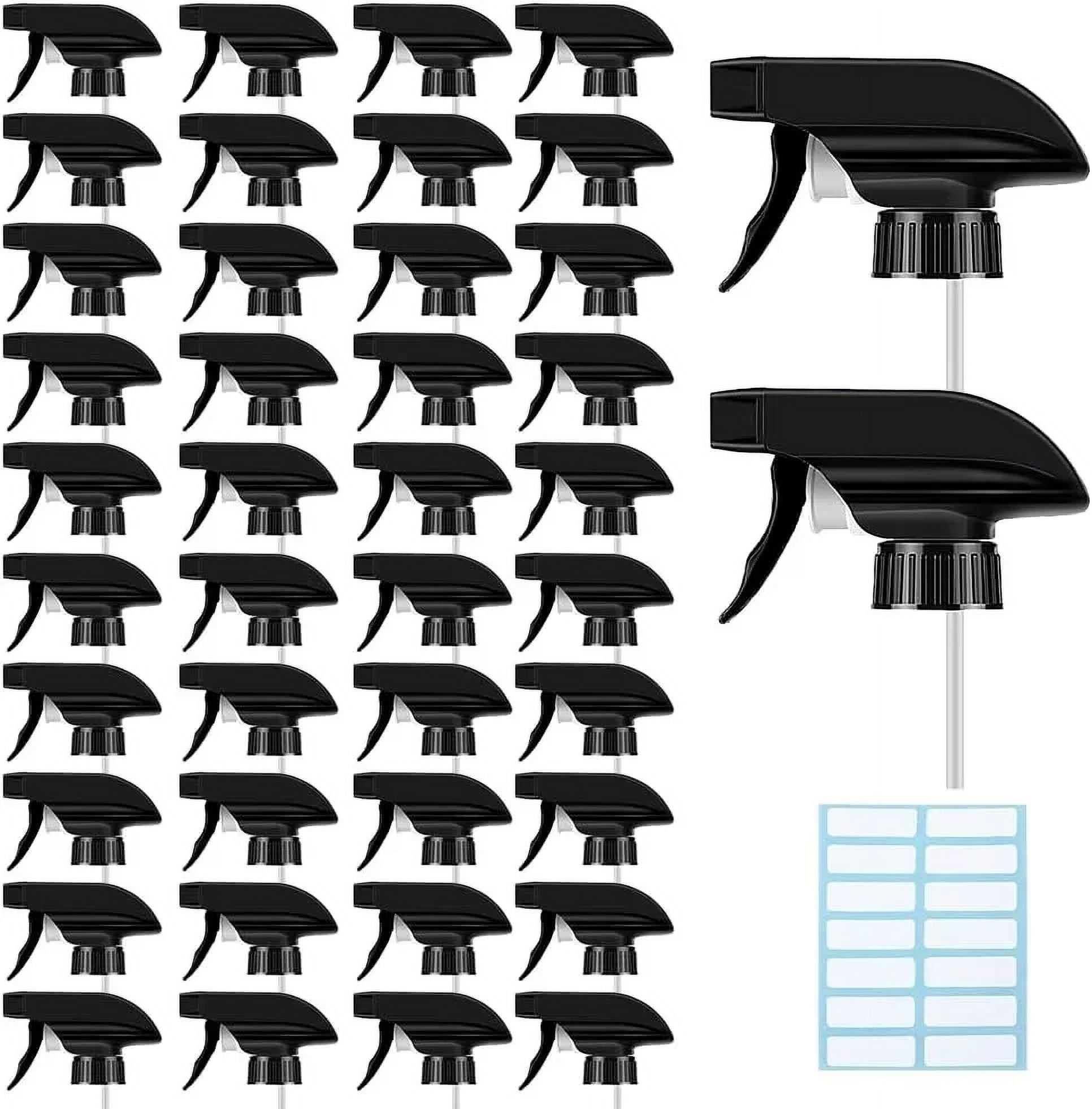 50PCS Spray Bottle Tops Black Trigger Sprayer Heavy Duty Replacement ...