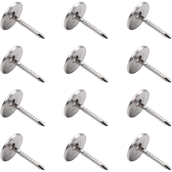 50PCS Upholstery Nail Cap Nail 0.43" x 0.59" Flat Head Furniture ...