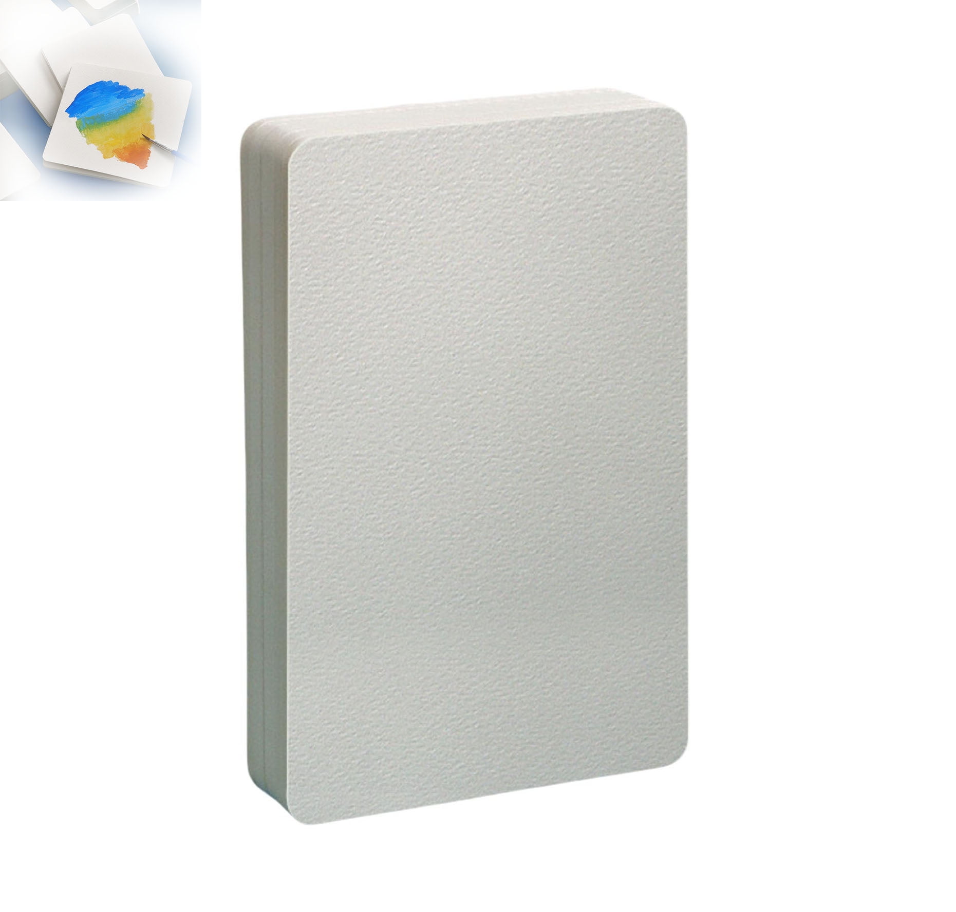 50PCS Watercolor Paper Bulk, 300GSM Cold Press Thick Water Color Paper ...