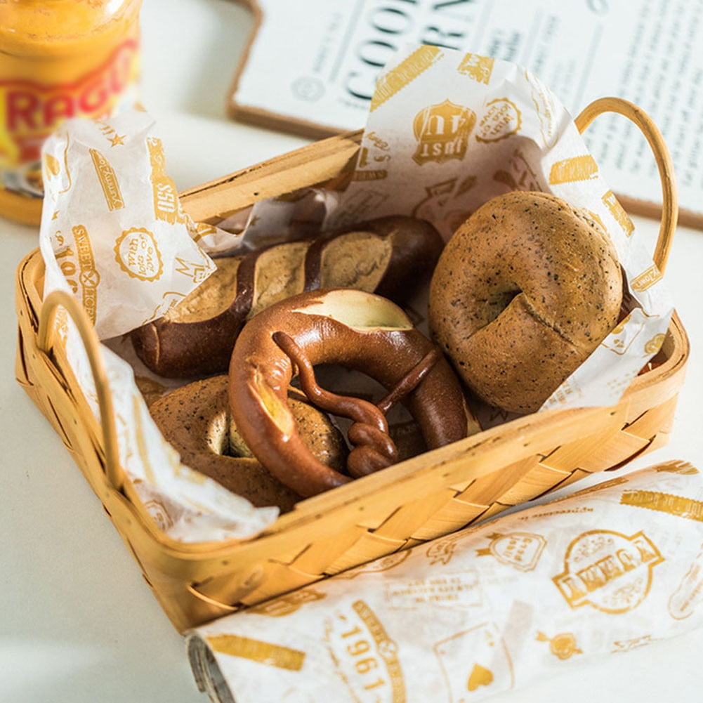 50PCS Wrapping Paper Food Grade Grade Baking Waxed Paper Grease-proof ...