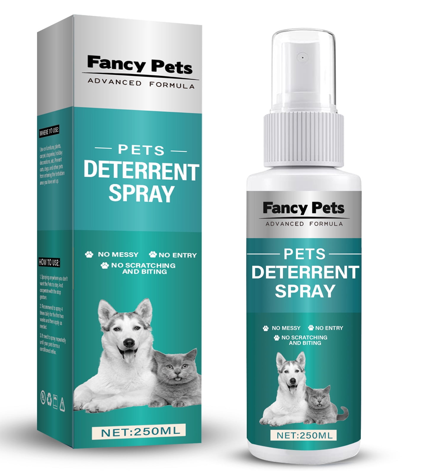 Cat Spray Deterrent, 250ml/8.45oz Anti Scratch Cat Training Spray ...