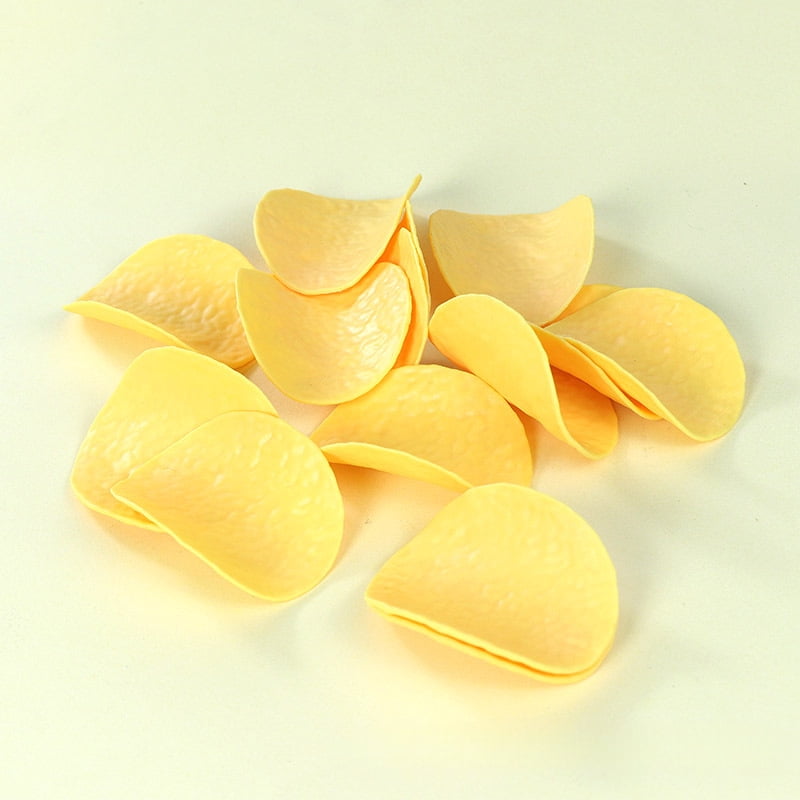 50PCs Kindergarten Play House Toy Plastic Props-Potato Chips Model ...