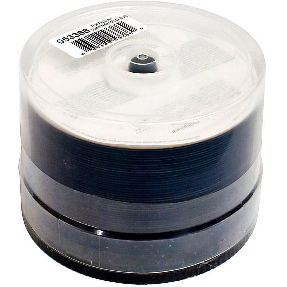 50PK DVD-R TUFFCOAT WATERSHIELD 16X 4.7GB WHITE HUB/GLOSSY FINISH ...