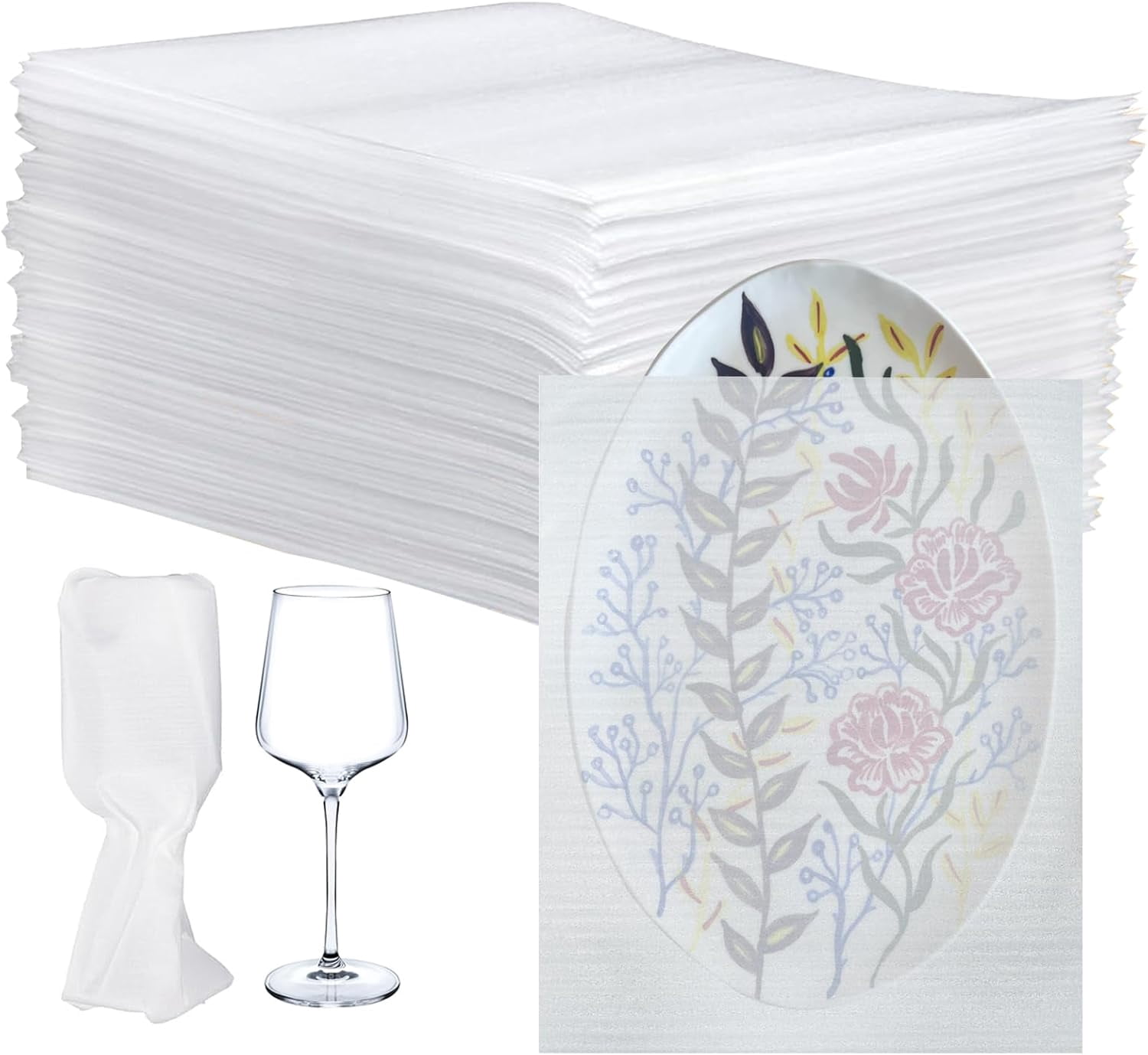50Pack Foam Pouches 8x16 inch, Cushion Foam Wrap Pouches for ...