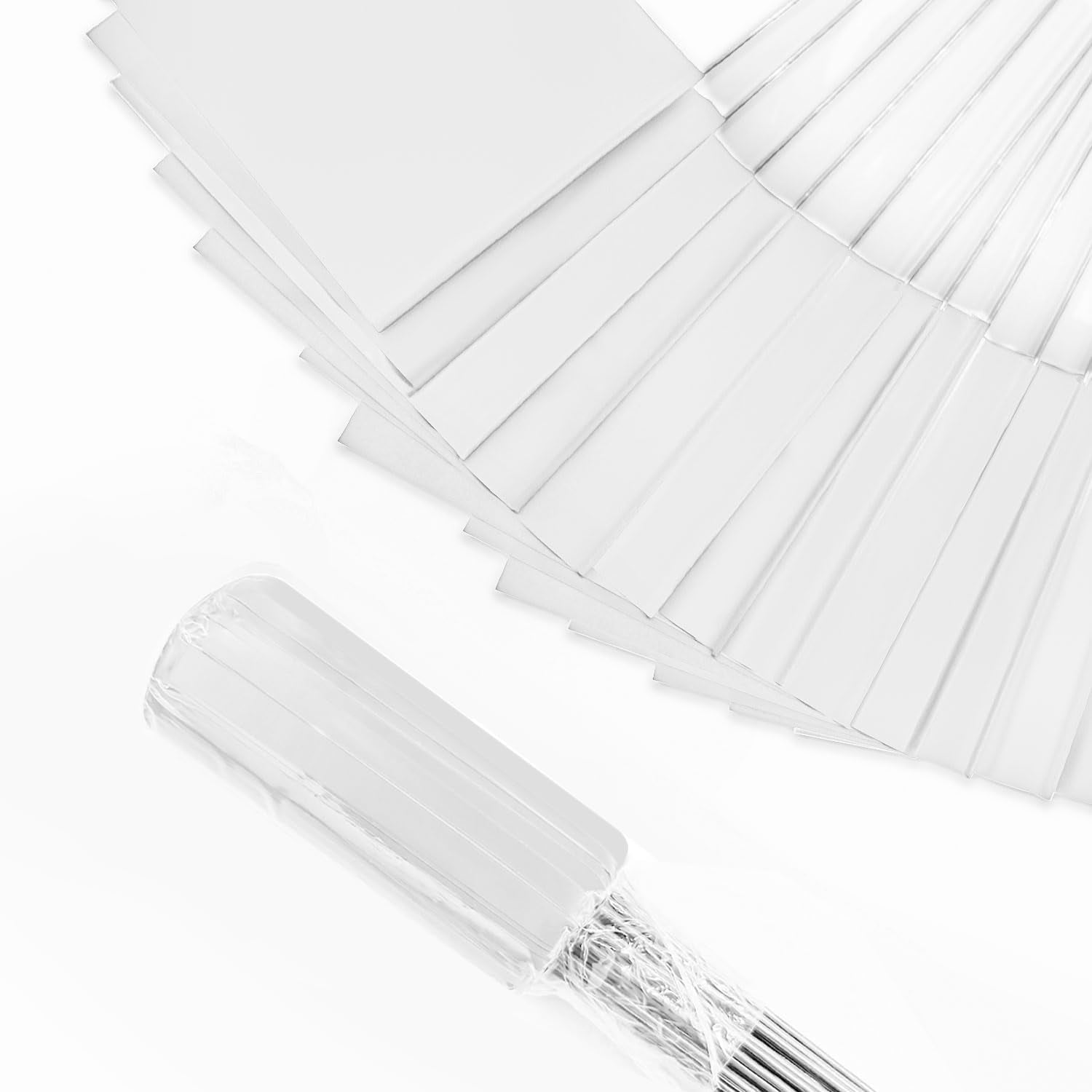 50Pack White Marking Flags, Writable | 15x4x5 Inch, Yard Flags for Lawn ...