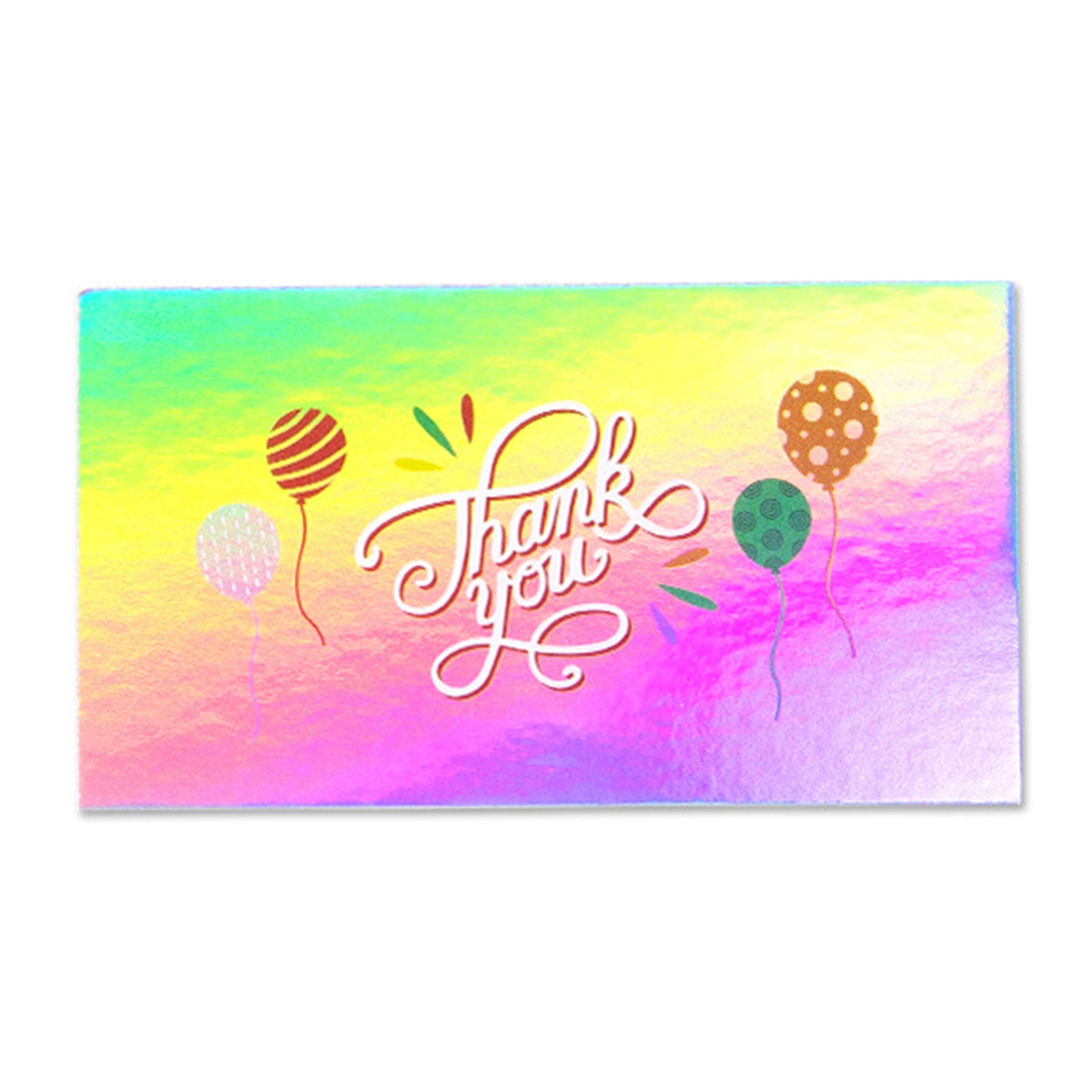 50Pages Eye Catching Thank You Cards Holographic Appreciation Cards ...