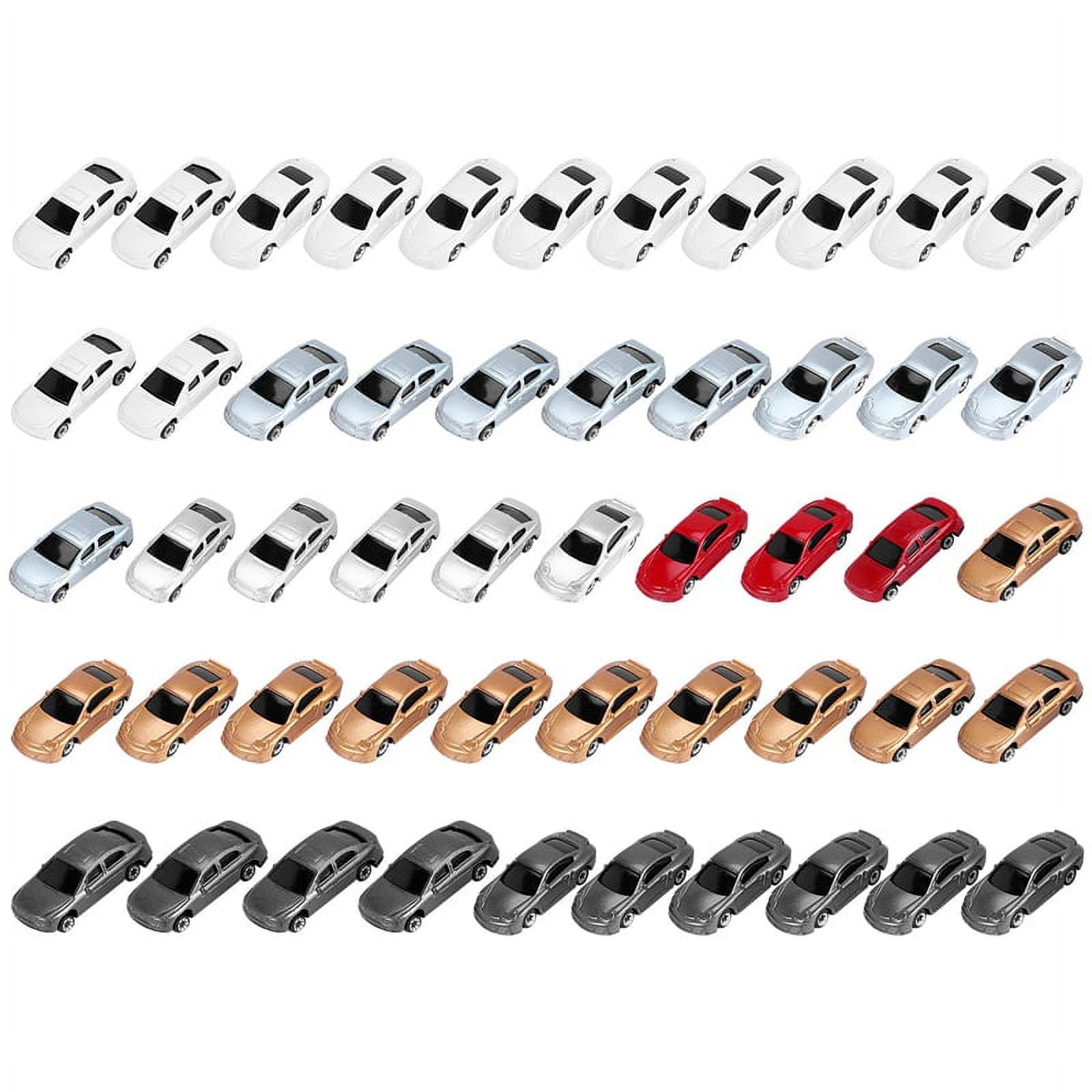 50Pcs 1:87 HO Scale Model Car Painted Car Models HO/TT Scale - Walmart.com