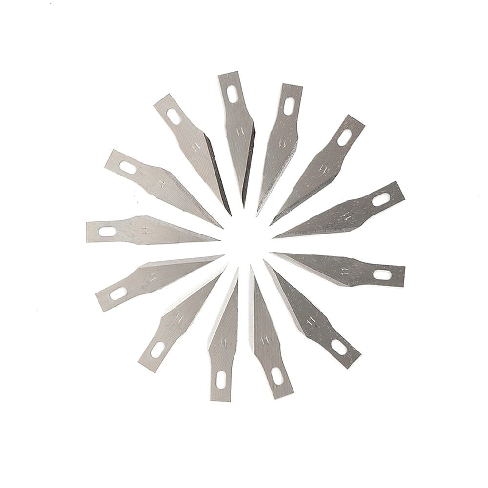 50Pcs 11# Carving Knife Blades SK-5 Multi Tool Craft Knife Replacement ...