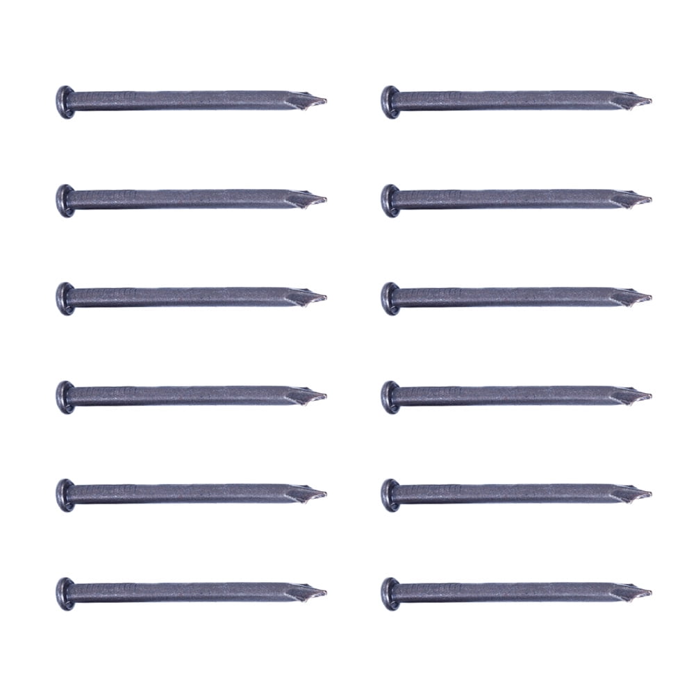 50Pcs 2.5Inch Carbon Steel Nails Point Tip Wall Cement Nails Concrete ...