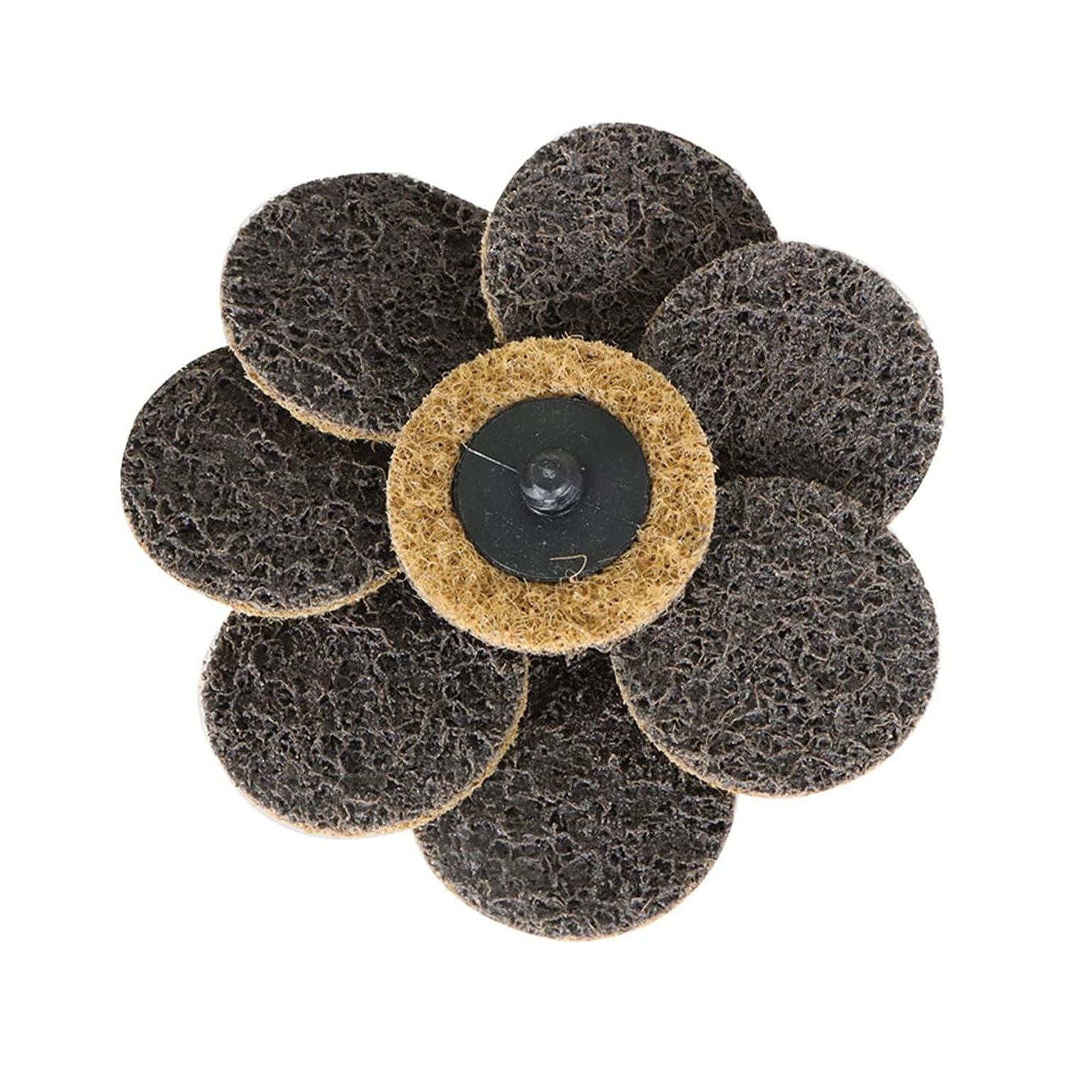 50Pcs 2 Inch Brown Quick Change Surface Prep Conditioning Discs, R-Type ...