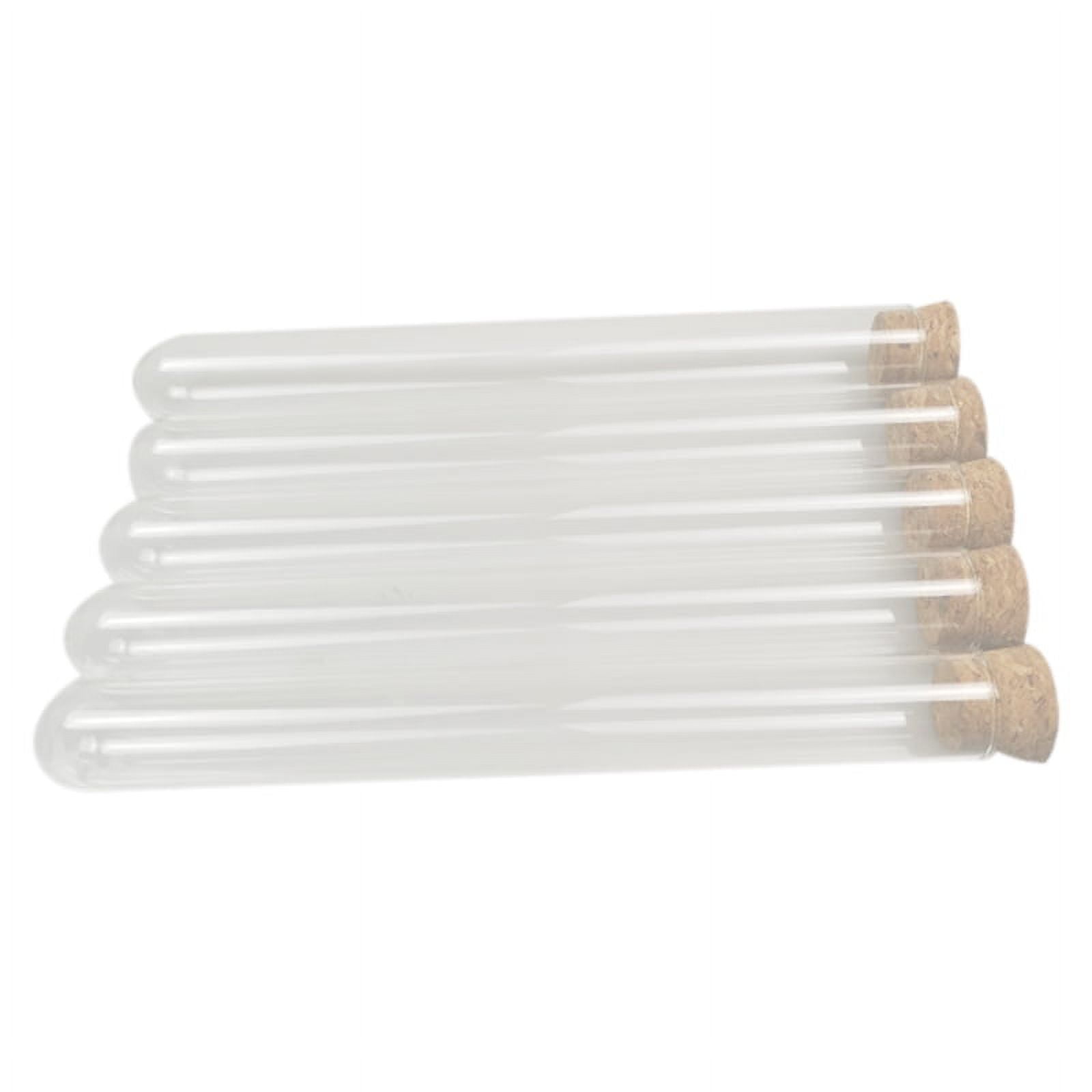 50Pcs 20X150Mm 30Ml Plastic Test Tube With Cork ,Clear Wedding Favor ...