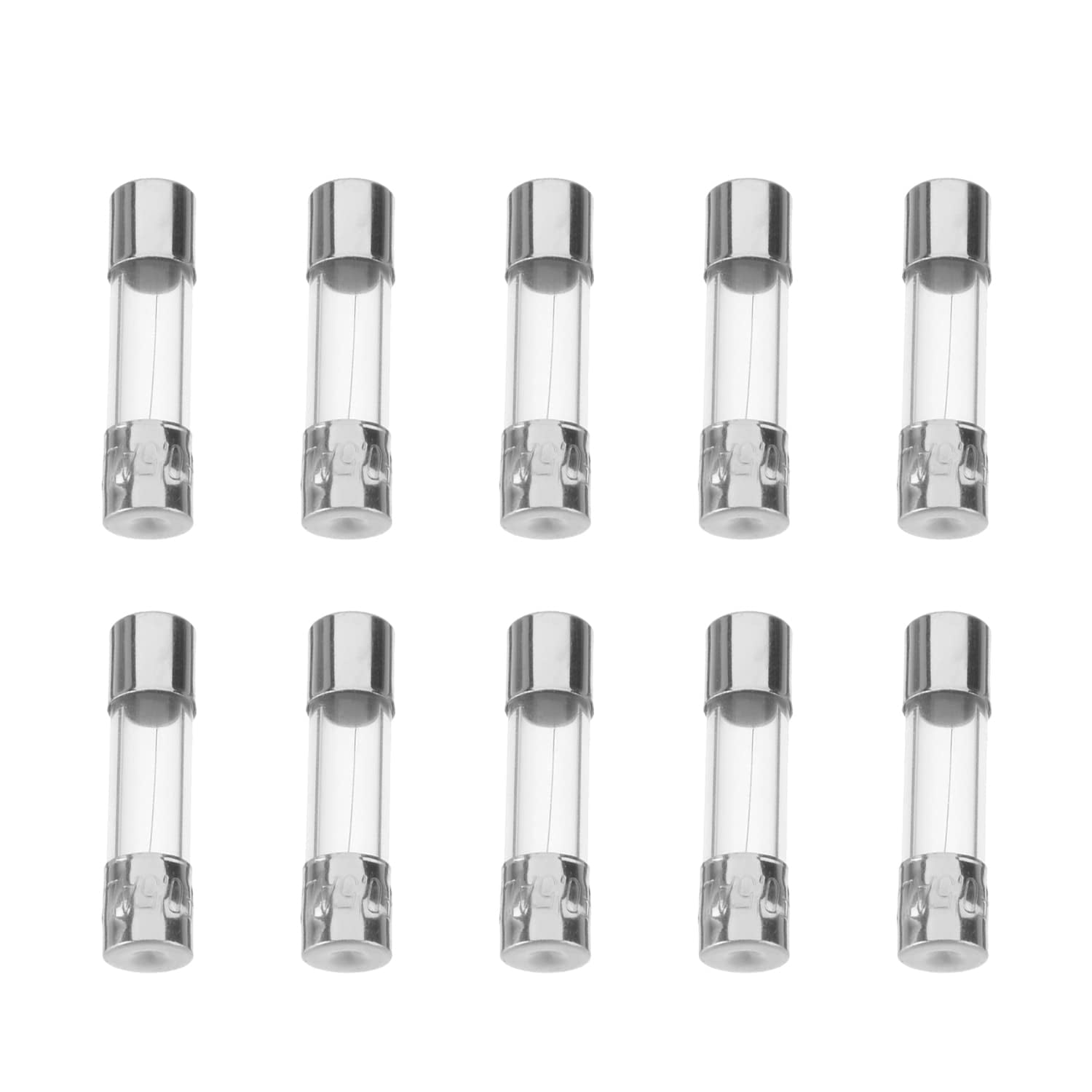 50Pcs 250V 15A Fast Blow Glass Fuse 5mmx20mm Glass Tube Fuse Fast Blow ...
