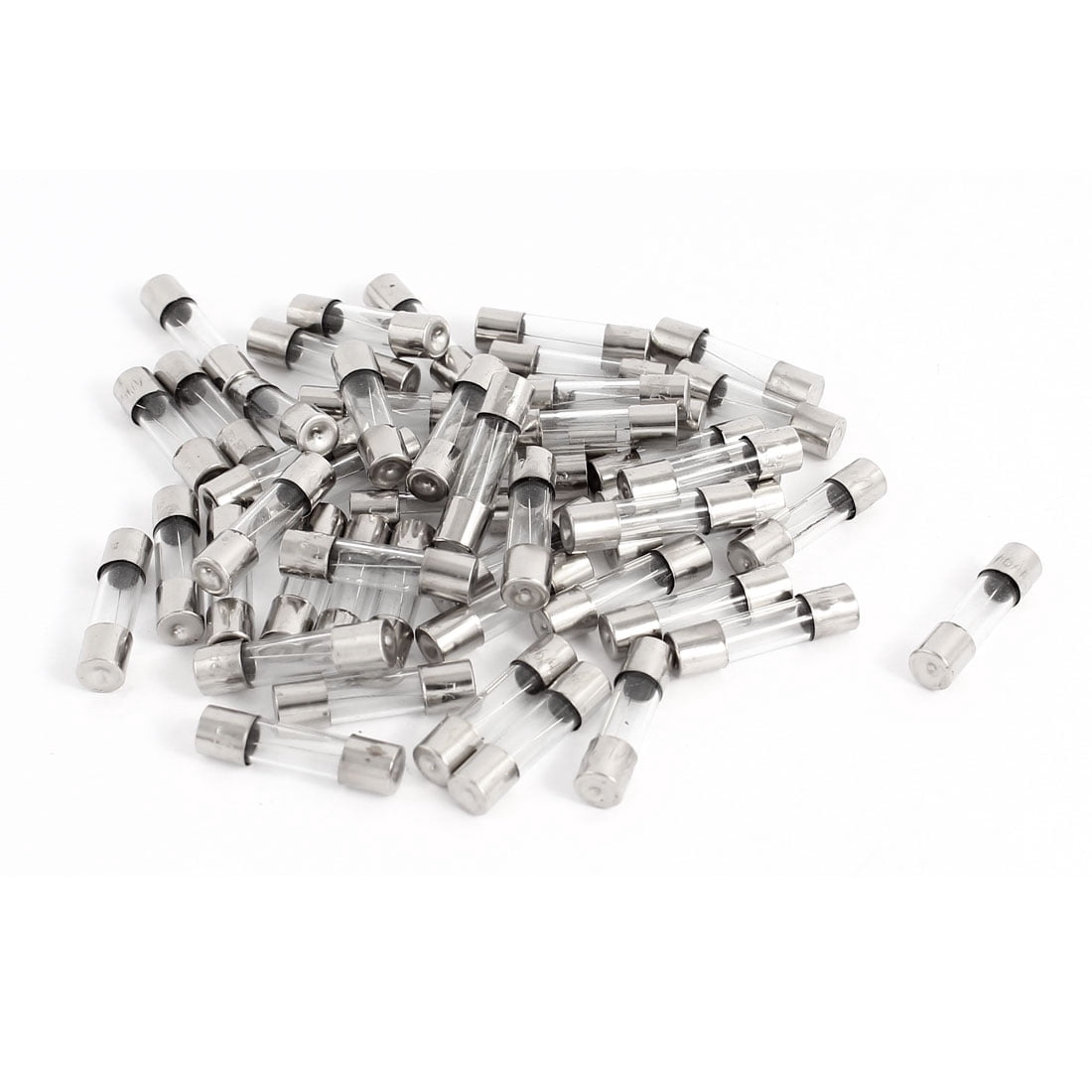 50Pcs 250V 6A F6AL Quick Blow Glass Tube Fuses 5 x 20mm - Walmart.com