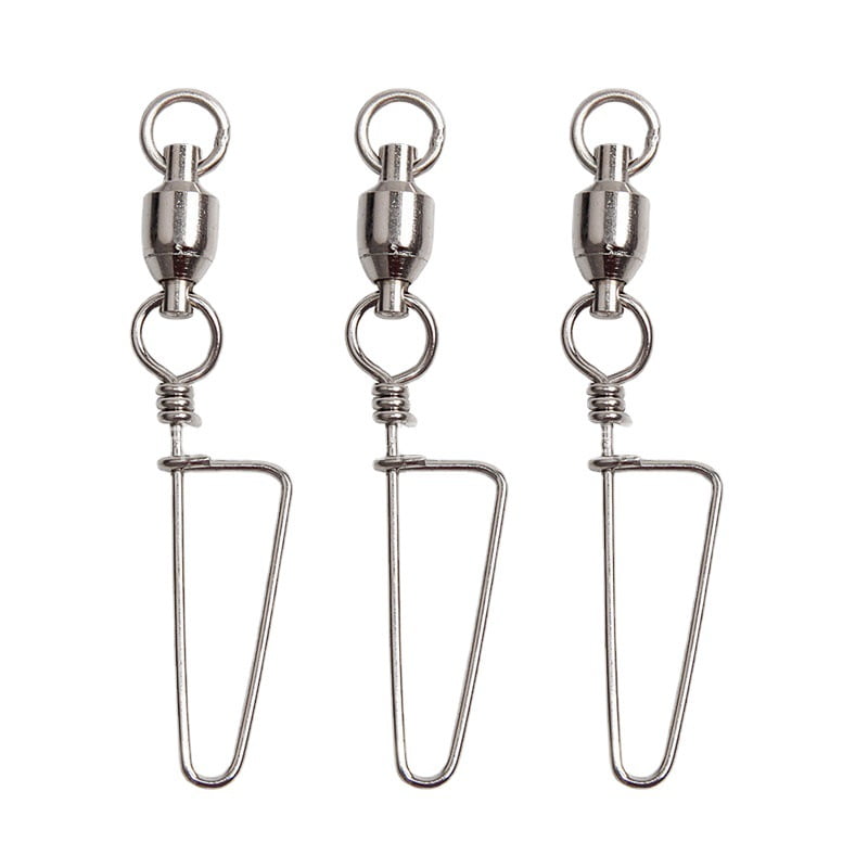 50Pcs/25pcs/bag Fishing Swivels Snap Rolling Swivel Connector Ball ...