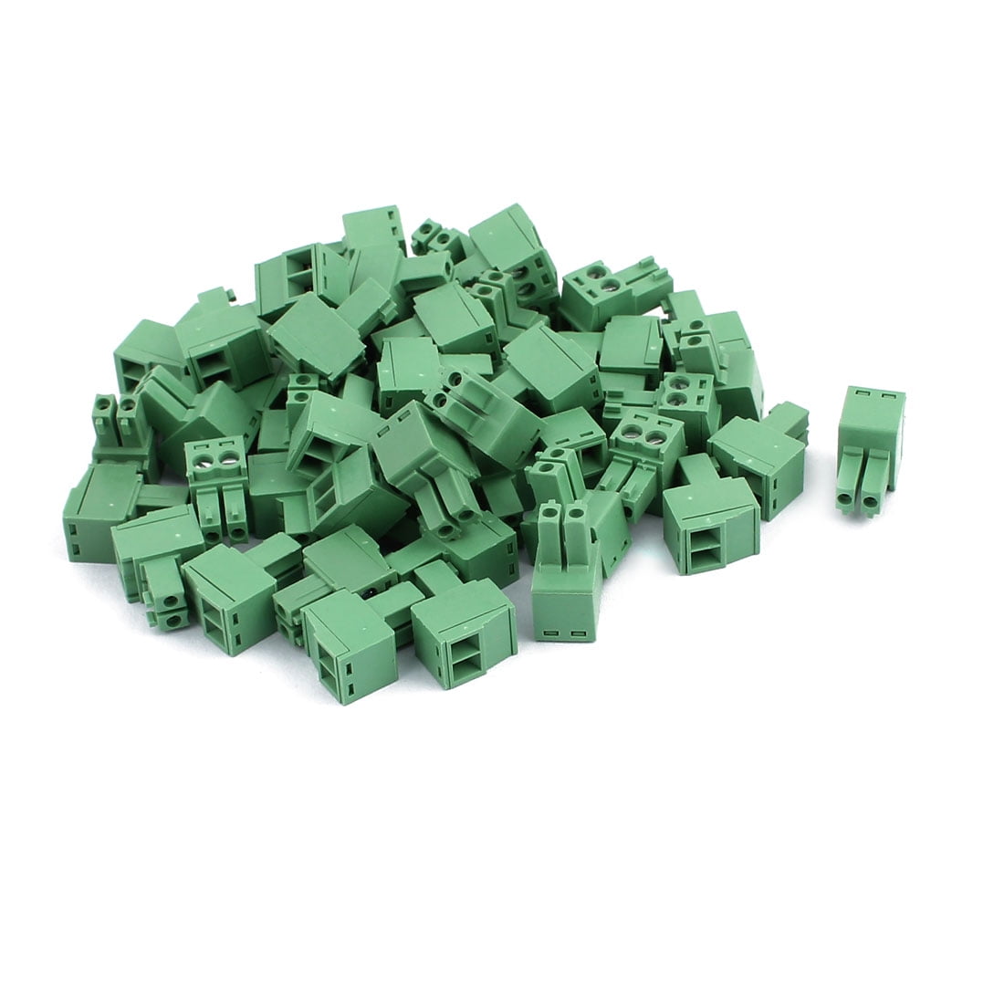 50Pcs 300V KF2EDGK 3.5mm Pitch 2-Pin PCB Screw Terminal Block Connector - Walmart.com