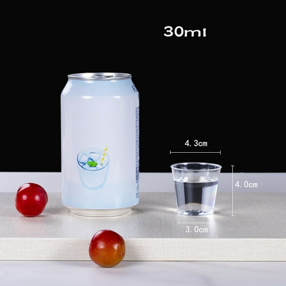 50Pcs 30Ml Clear Disposable Party Shot Glasses, Tasting Cups Tumblers ...