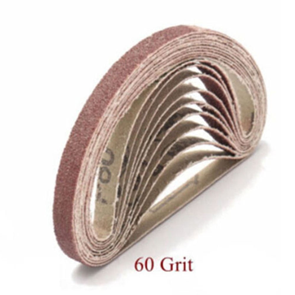 50Pcs 330Mm X 10Mm Belt Power Finger File Sander Abrasive Sanding Belts ...