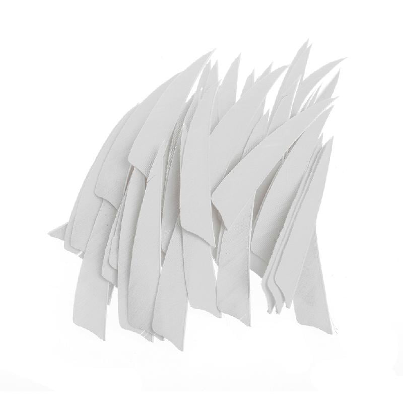 50Pcs 4 inch Shield Shape Turkey for Arrow Archery Hunting Fletching ...
