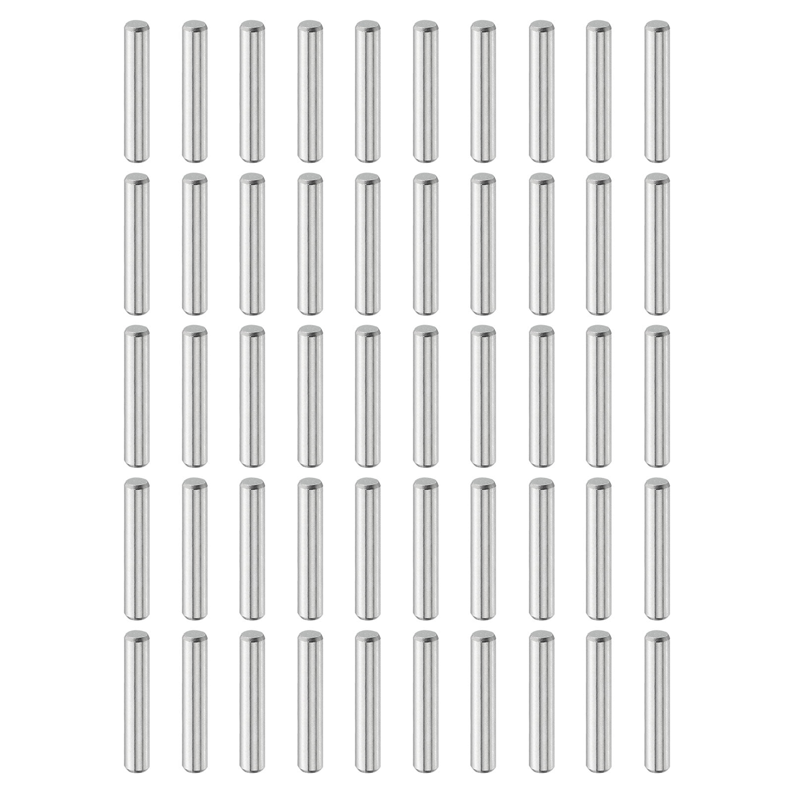 50Pcs 5mm x 28mm Dowel Pins, 304 Stainless Steel Shelf Support Peg Pin ...