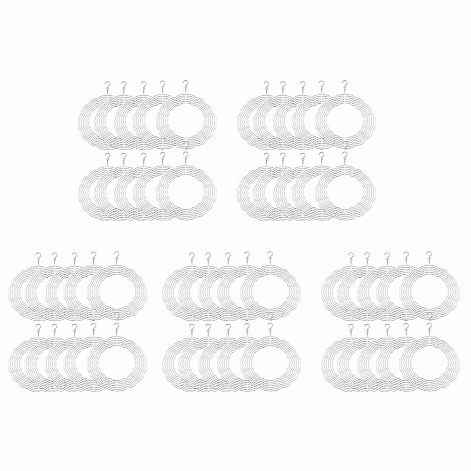 50Pcs 8 Inch Sublimation Wind Spinner Blanks 3D Wind Spinners Hanging ...