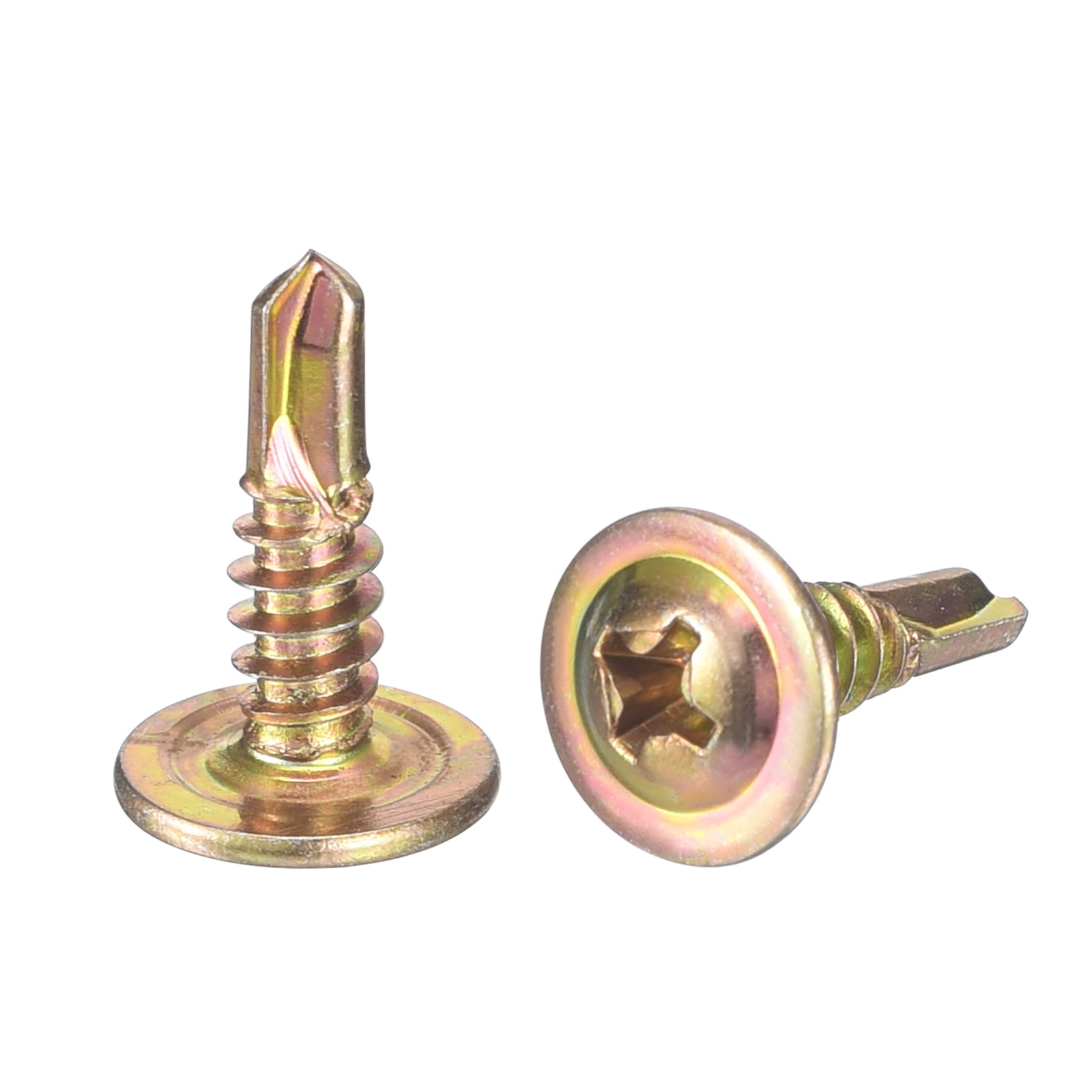 50Pcs #8x1/2" Phillips Head Self Tapping Screws, Carbon Steel Self ...