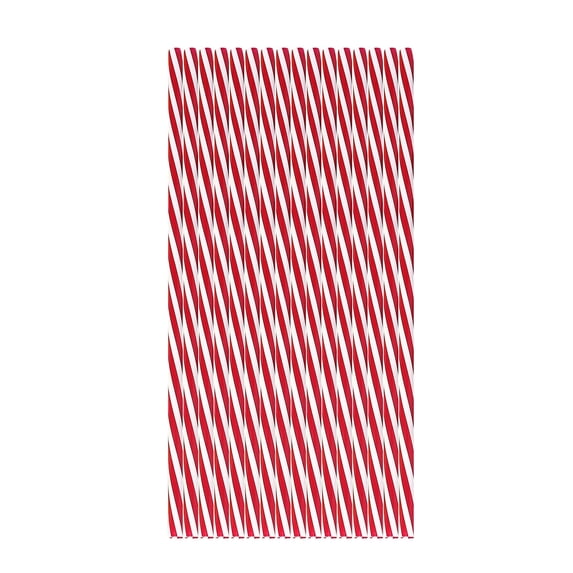 50Pcs 9.05 Inch BPA-Free Striped Foldable Plastic Drinking Straw ...