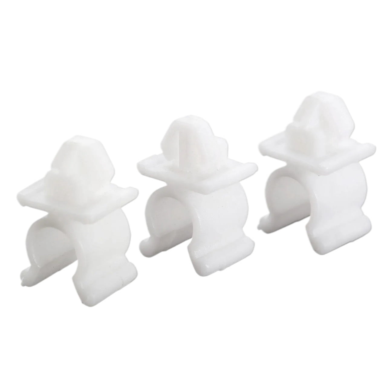 50Pcs 9mm Hole White Auto Rivets Hood Bonnet Prop Rod Clip Support ...