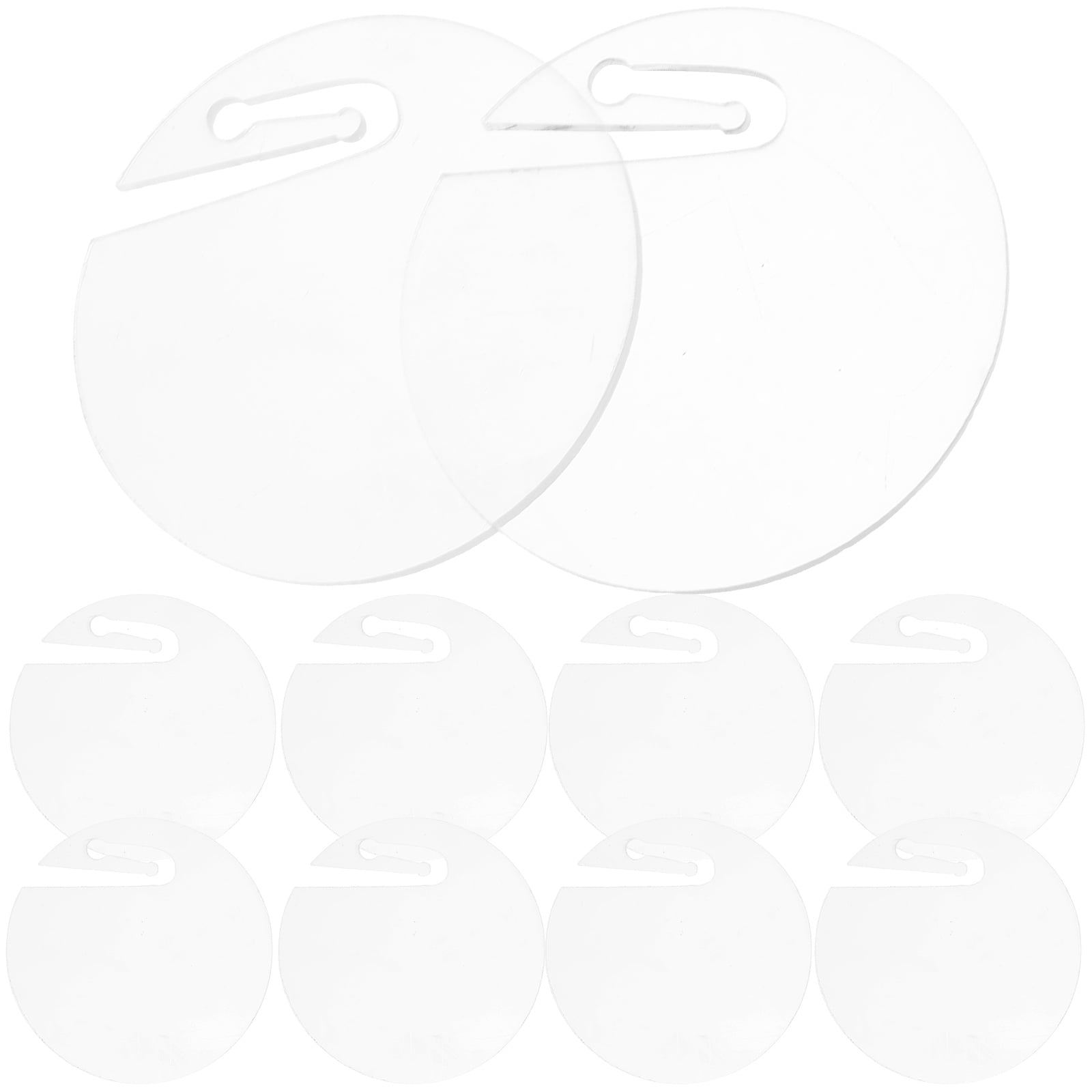 50Pcs Acrylic Drink Marker Wine Glass Charm Round Shaped Drink Markers ...