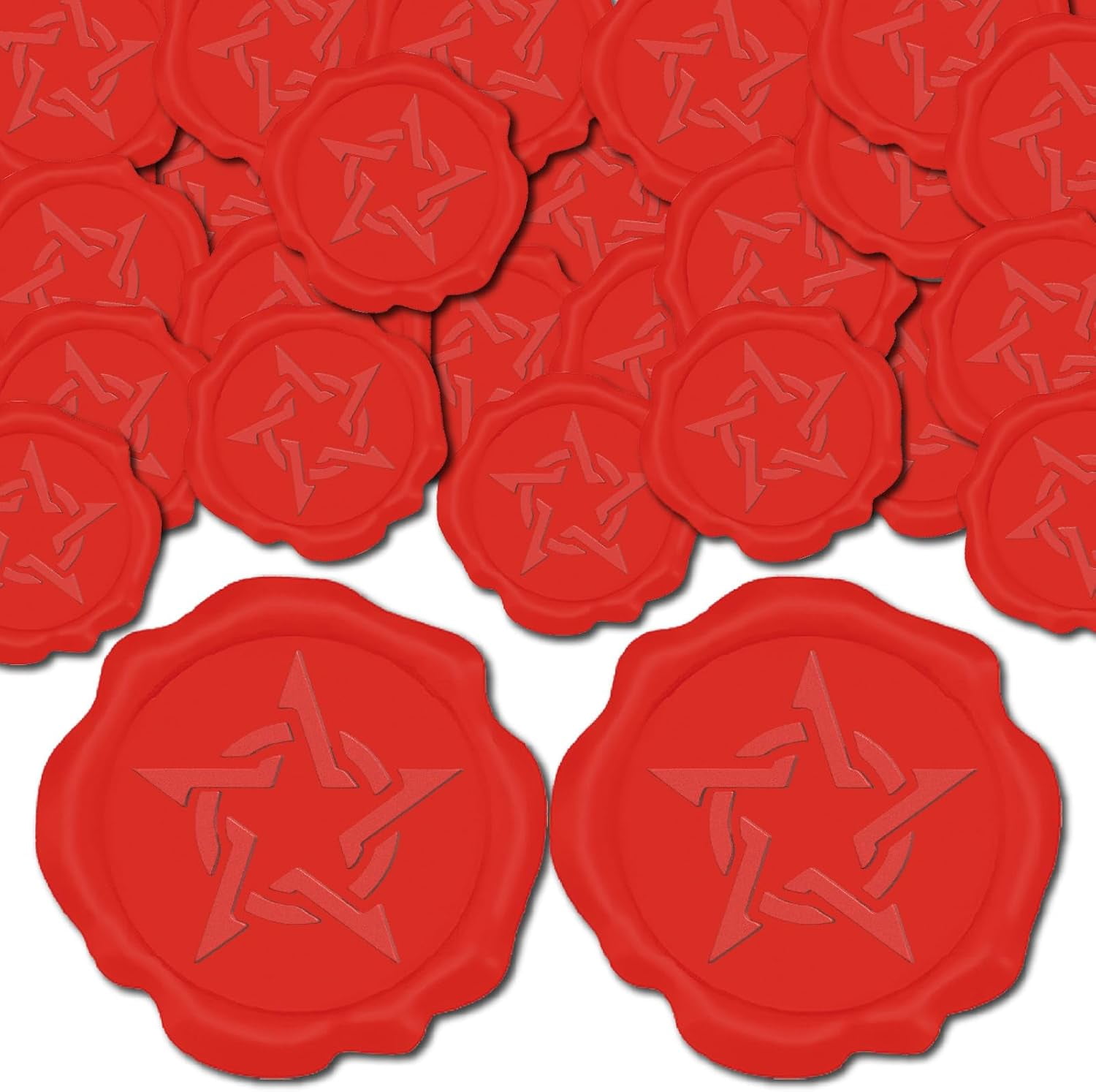 50Pcs Adhesive Seal Stickers Envelope Seal Decoration For Craft ...