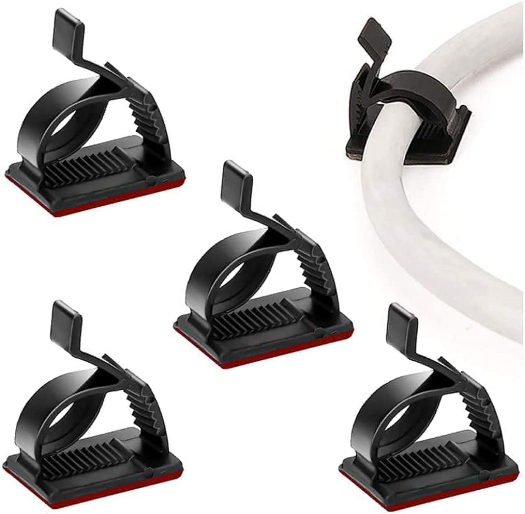 50Pcs Adjustable Cable Management Clips, Adhesive Cable Organizers ...