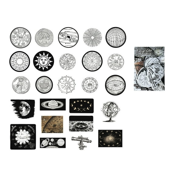 50Pcs Aesthetic Scrapbooking Sticker for Journal Planner Notebook Water ...