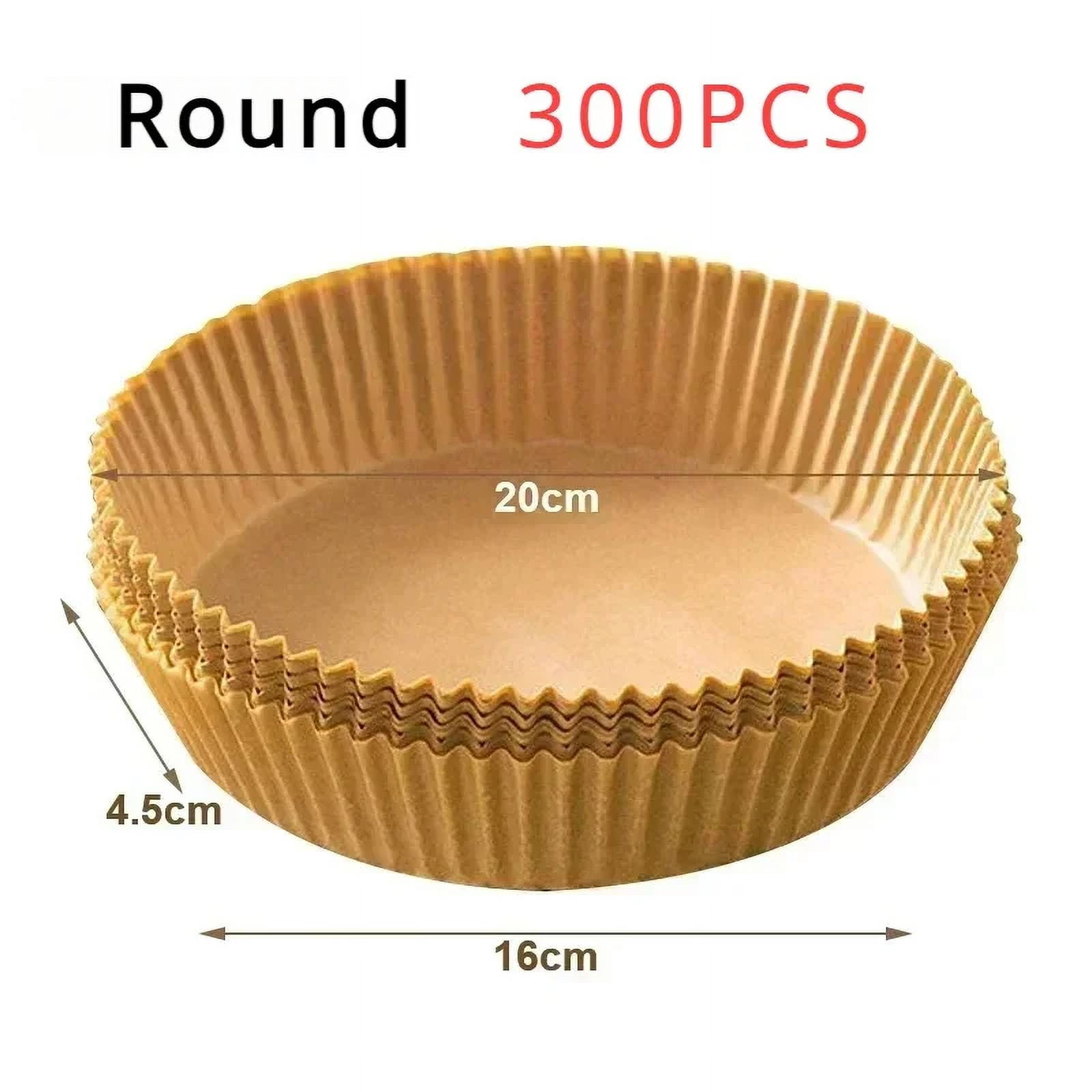 50Pcs Air Fryer Disposable Paper Non-Stick Airfryer Baking Papers Round ...