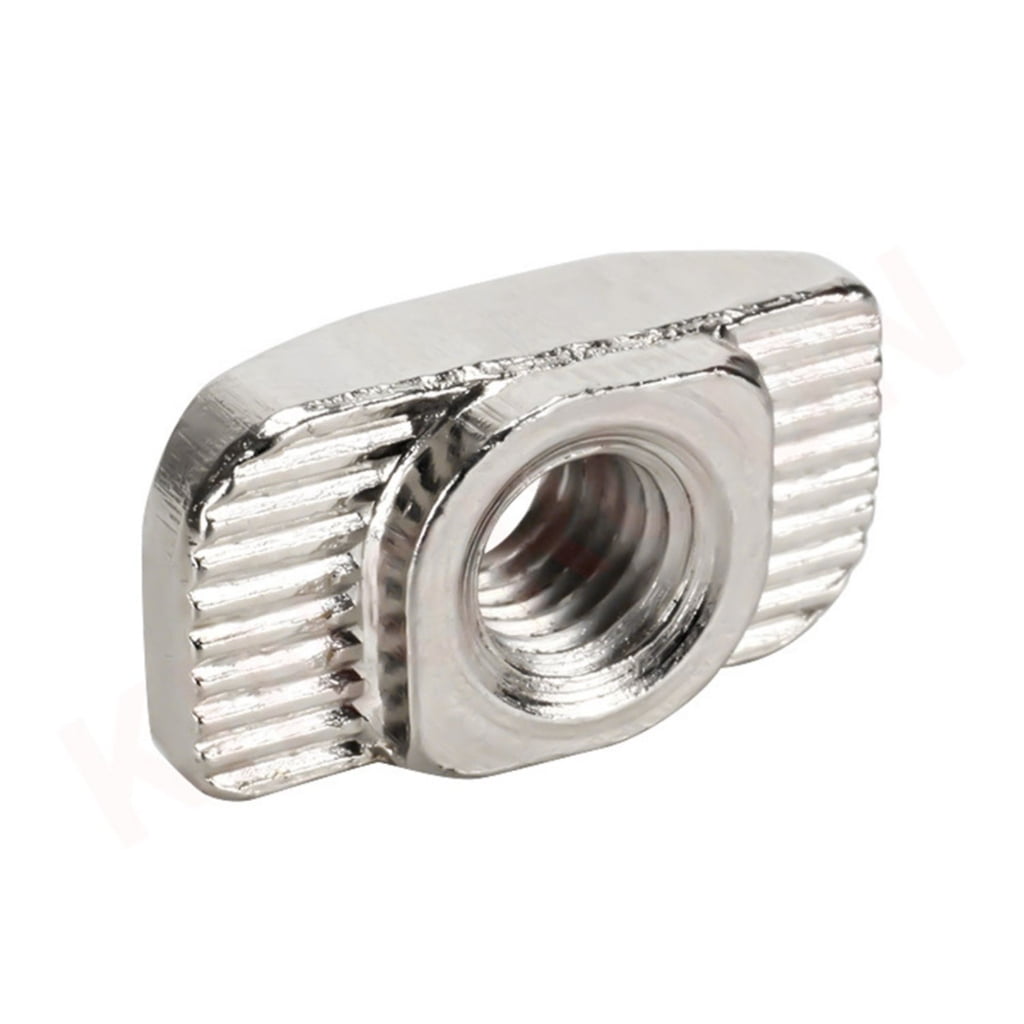 50Pcs Aluminum T Nut Sliding T Nut Hammers Nut Fasten Connector 2020 ...