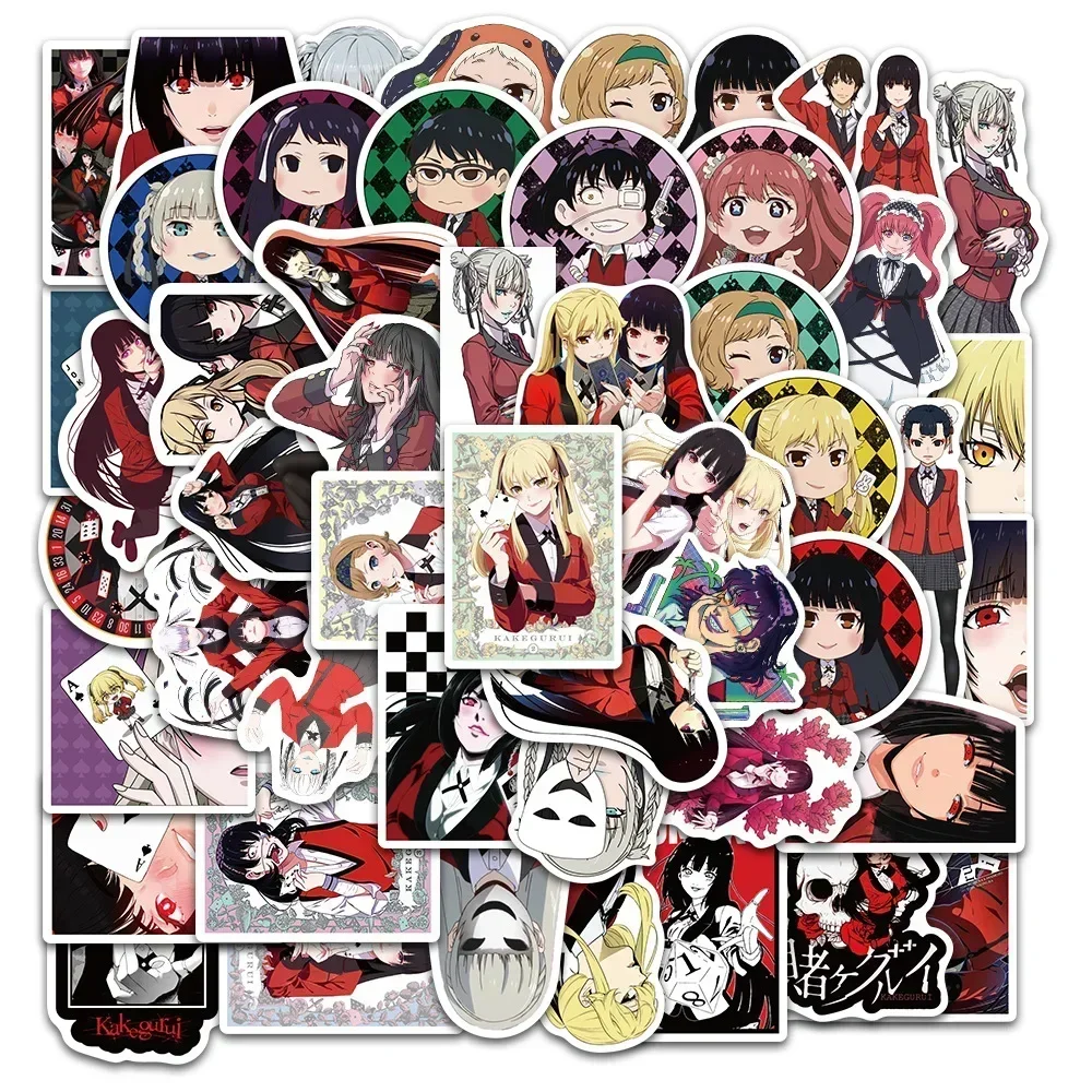 50Pcs Anime Kakegurui - Compulsive Gambler Series Stickers Suitable for ...