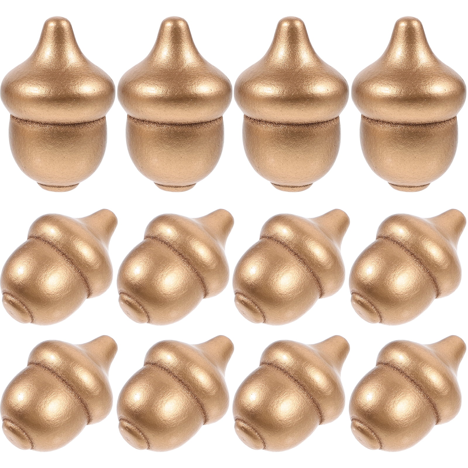 50Pcs Artificial Acorn Crafts Realistic Acorn Models Fake Acorn Props ...