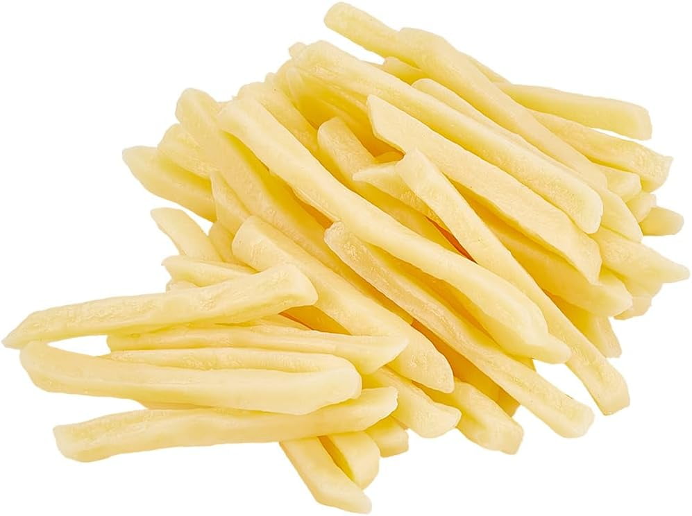 50Pcs Artificial Food Realistic Play Food Simulation French Fries Model ...