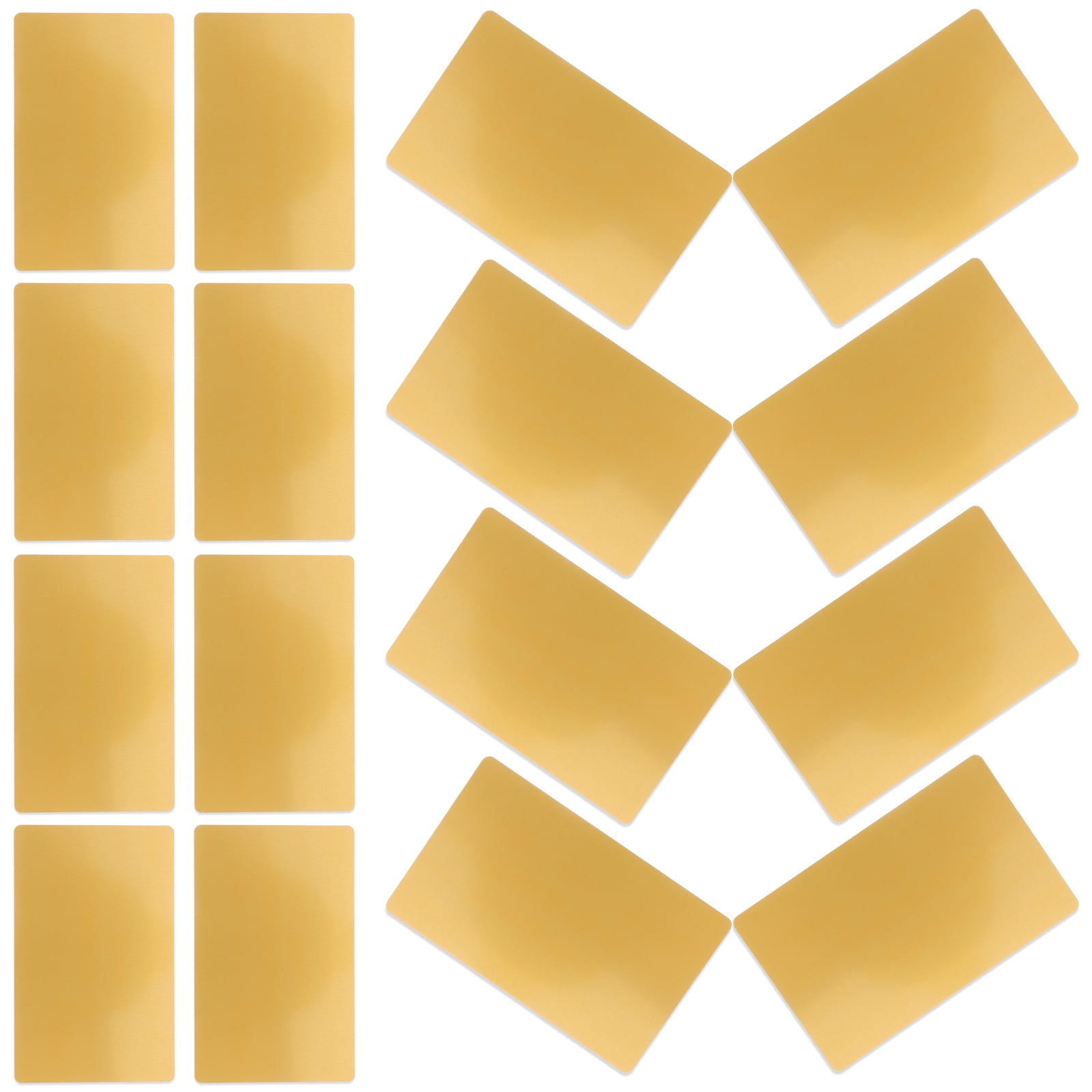 50Pcs Blank Business Cards Engraved Business Cards Blank Metal Cards ...