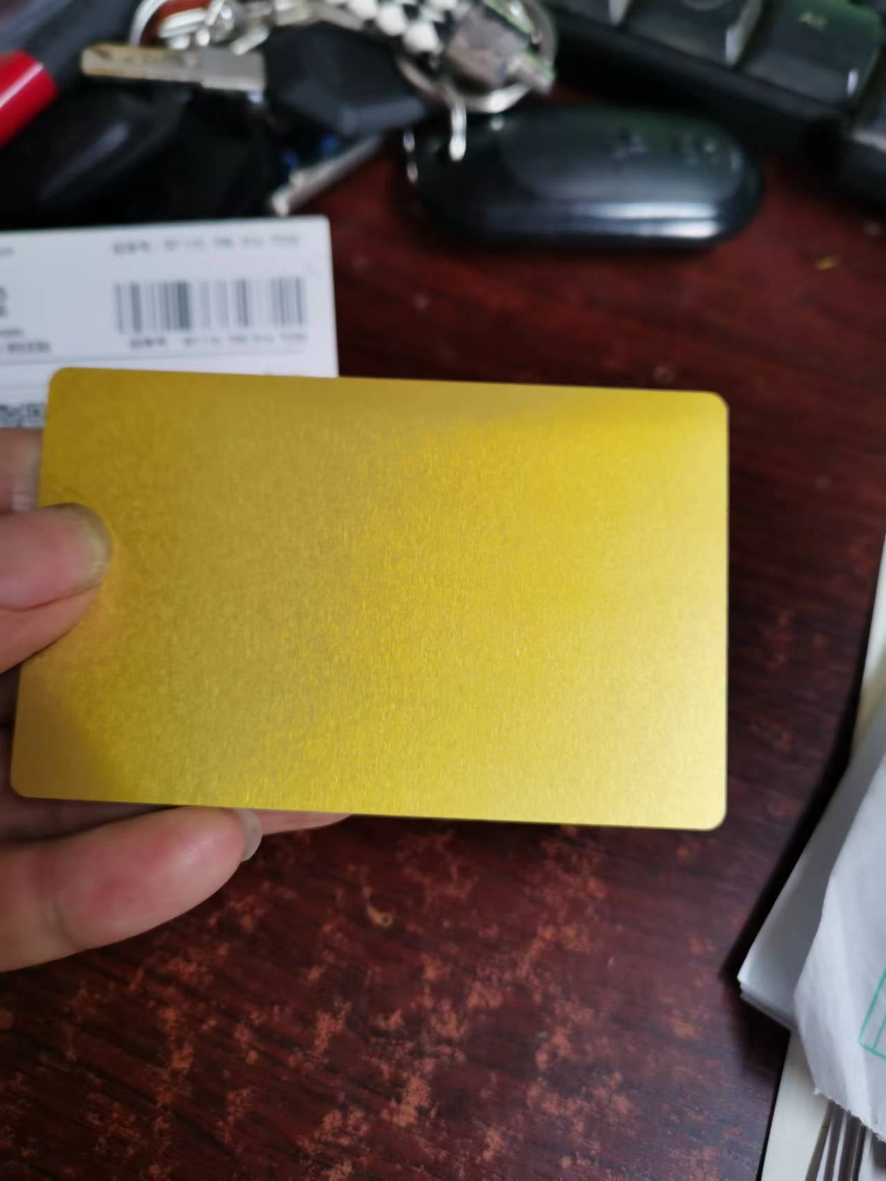 50Pcs Blank Metal Cards for Engraving DIY Metal Business Cards Set ...