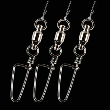 Colaxi 100x Fly Fishing Snap No Knot Snaps Fishing Hook Snap Connector ...