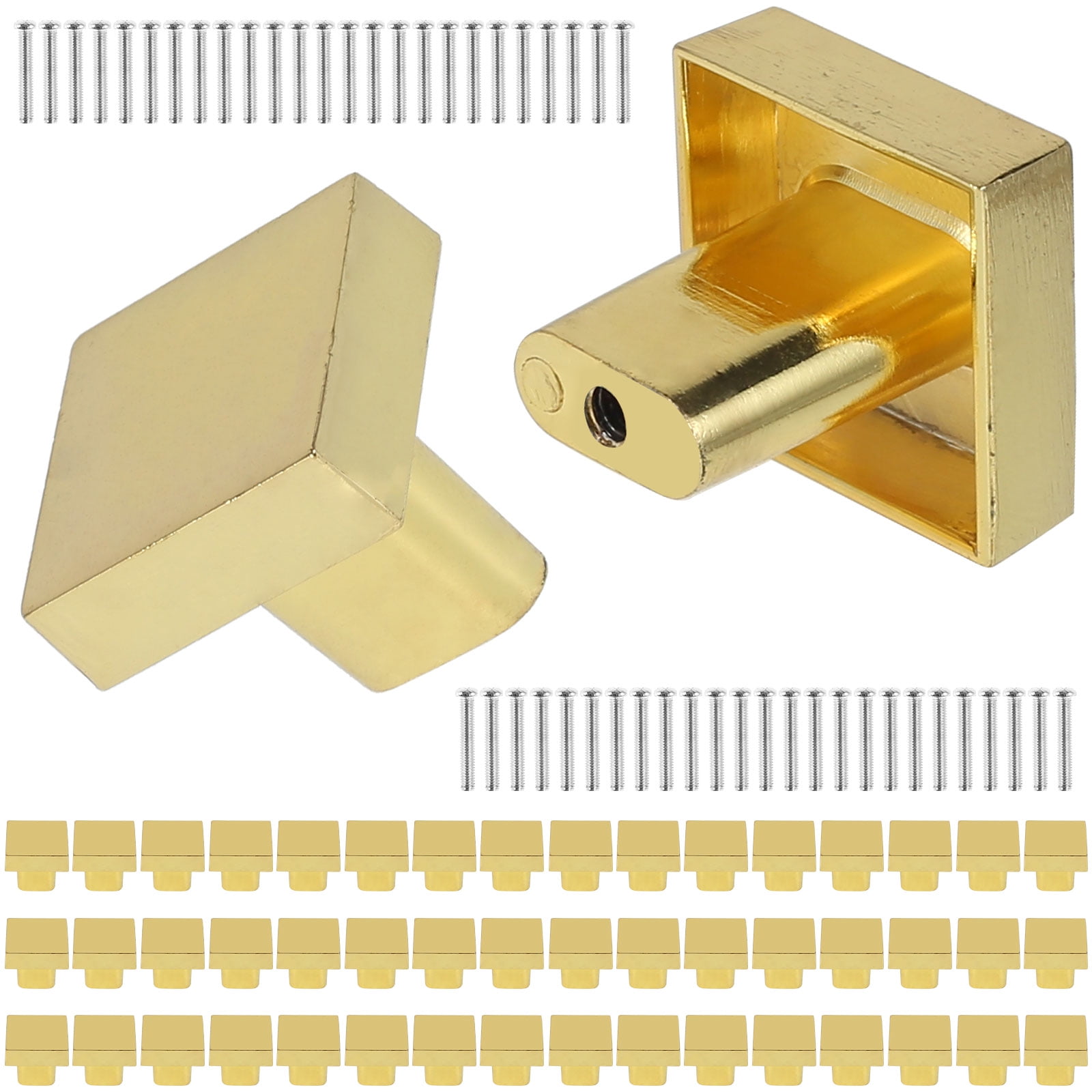 50Pcs Cabinet Door Knobs Zinc Alloy Drawer Knobs Decorative Dresser ...