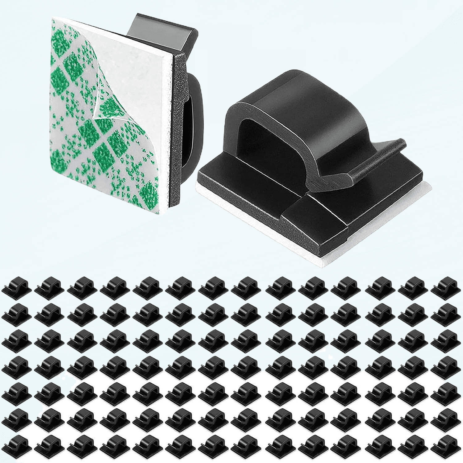 50Pcs Cable Clips Self Adhesive, Cable Management Clips, Wire Clips ...