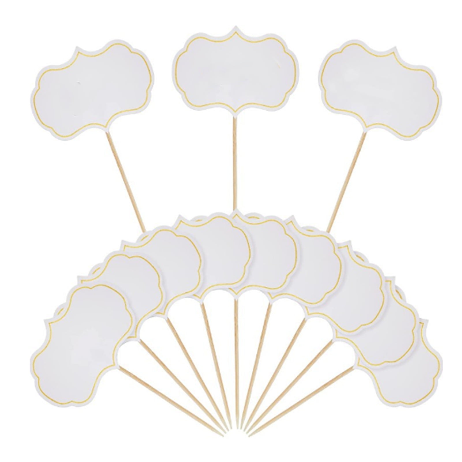 50Pcs Cake Signs Mini Chalkboard Food Signs Birthday Party Decorations ...