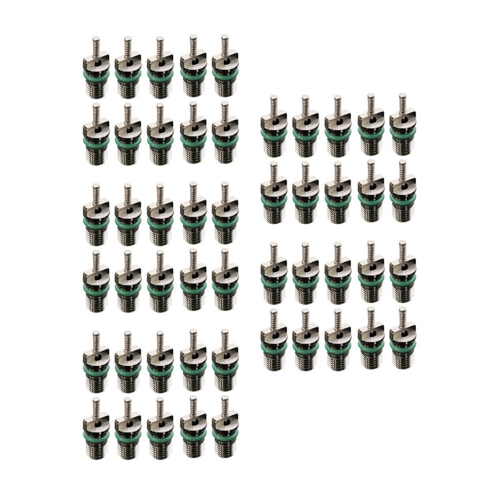 50Pcs Car AC R134A Valve Core Needles Assortment 134A Refrigerant Heat ...